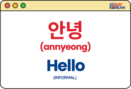 Annyeonghaseyo means store